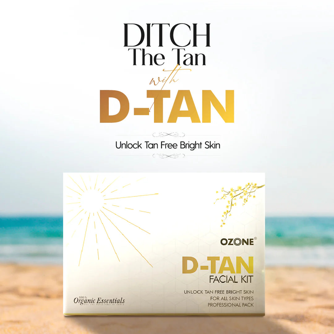 ozone D-Tan Facial Kit Single Use 6 Steps 70g + 10ml – Mani Ram Balwant Rai