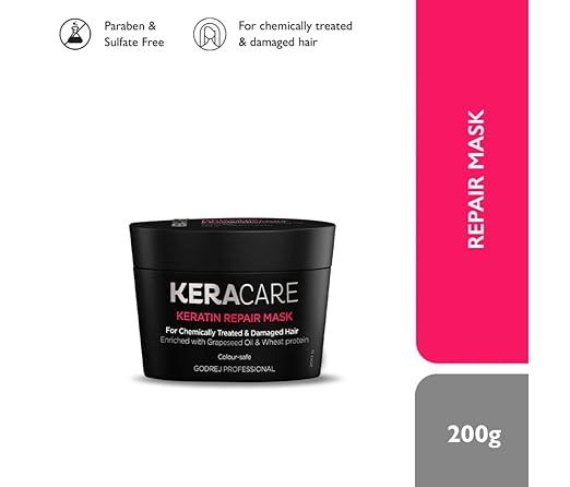 Godrej Professional Keracare Keratin Repair Mask 200gm – Mani Ram ...