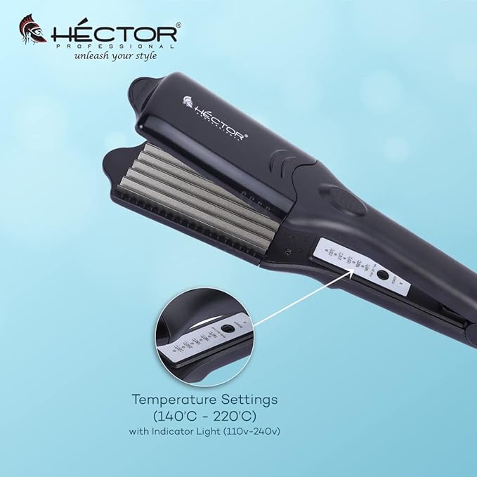 HECTOR Professional Hair Crimping Machine,Black 4 in 1 HT-15 – Mani Ram ...