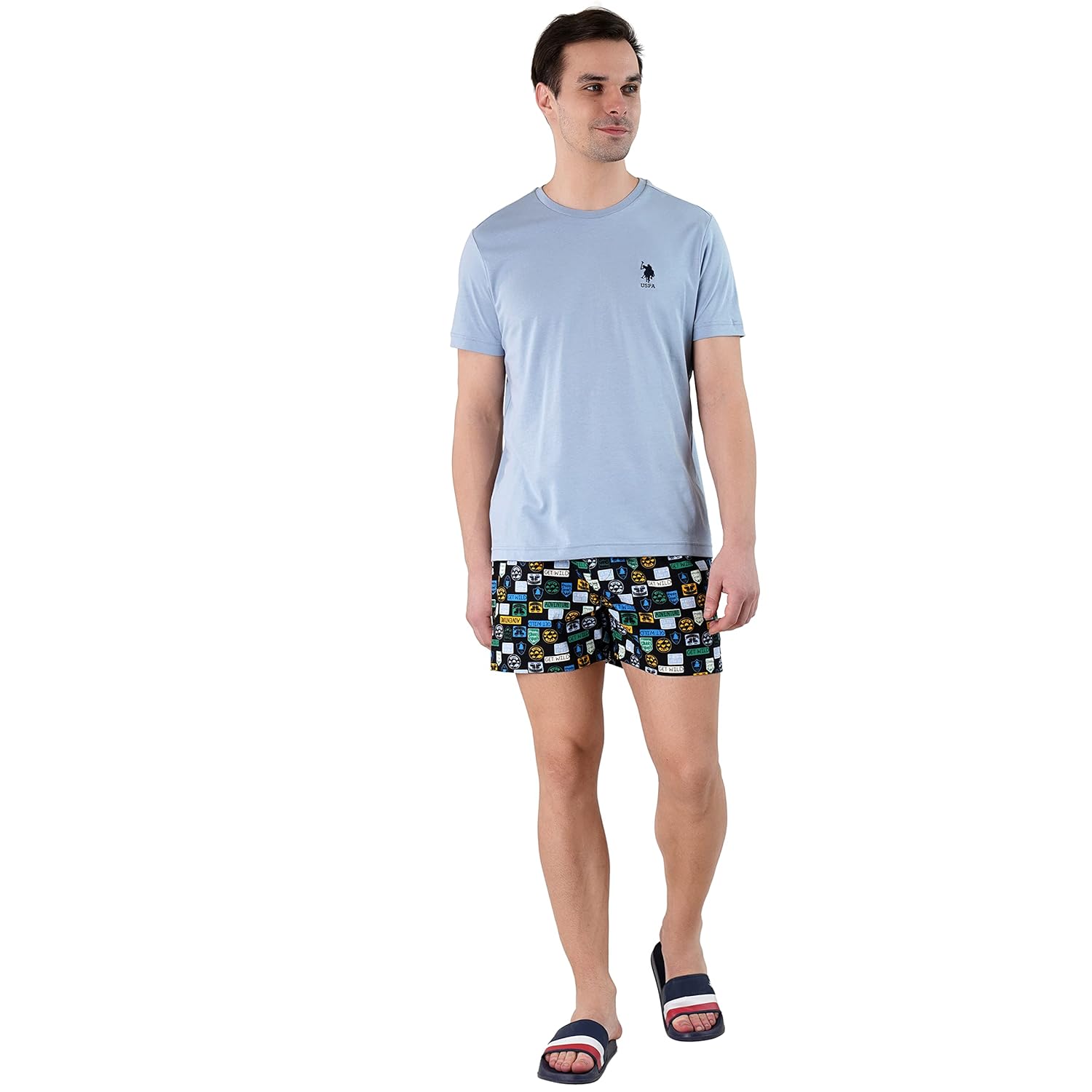 U.S. POLO ASSN. Men Graphic Print Cotton I657 Boxers - Pack of 1 – Mani ...