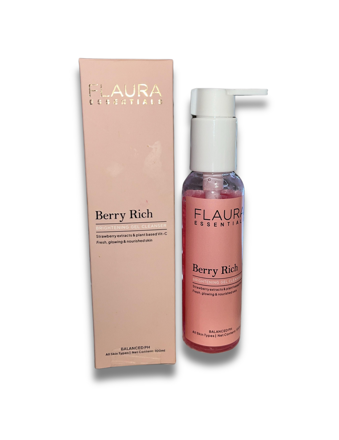 FLAURA ESSENTIALS Berry Rich Brightening Gel Cleanser 100ml – Mani Ram Balwant Rai