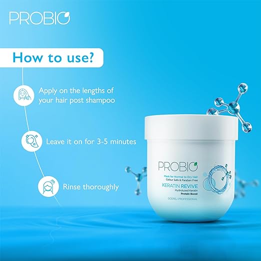 Godrej Professional Probio Keratin Revive Hair Mask (200g) | For Norma ...