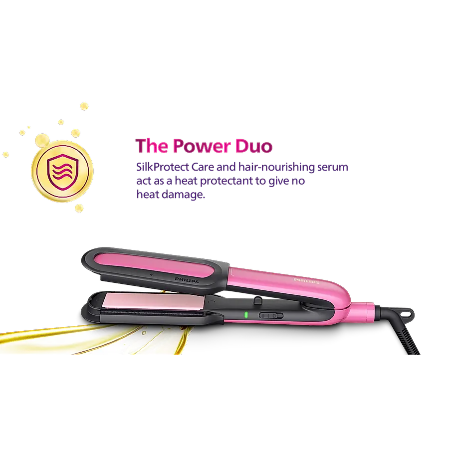 Philips Straightener designed for No Heat Damage I Uniquely designed N ...