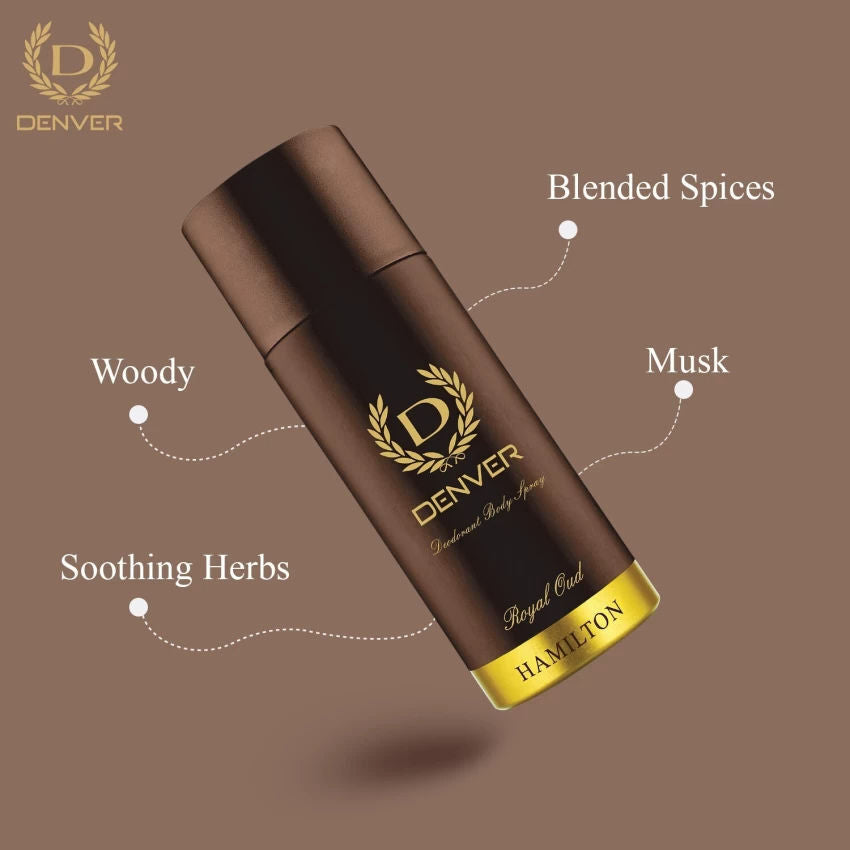 DENVER Hamilton Royal Oud Body Spray for Men – Mani Ram Balwant Rai