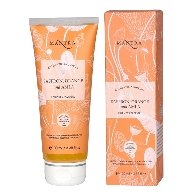 Mantra Face Gel Saffron Orange and Amla 100ml – Mani Ram Balwant Rai