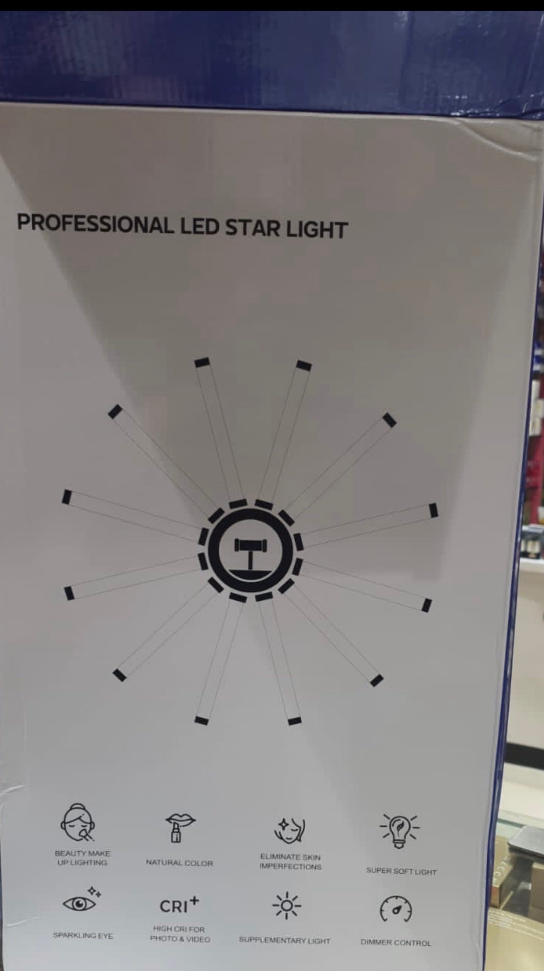 PROFESSIONAL LED STAR LIGHT 12 ARM SUN RING LIGHT – Mani Ram Balwant Rai
